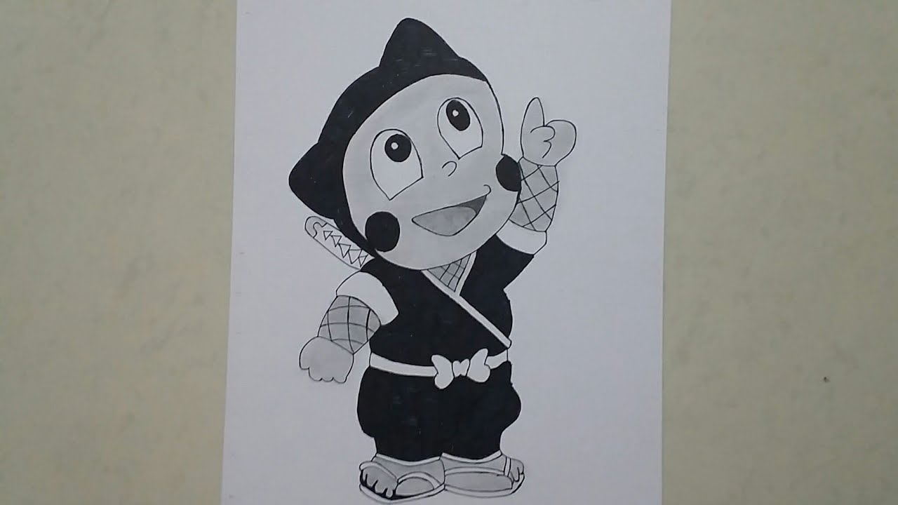 How To Draw Shinzo {NINJA HATTORI}🔥🔥 - YouTube