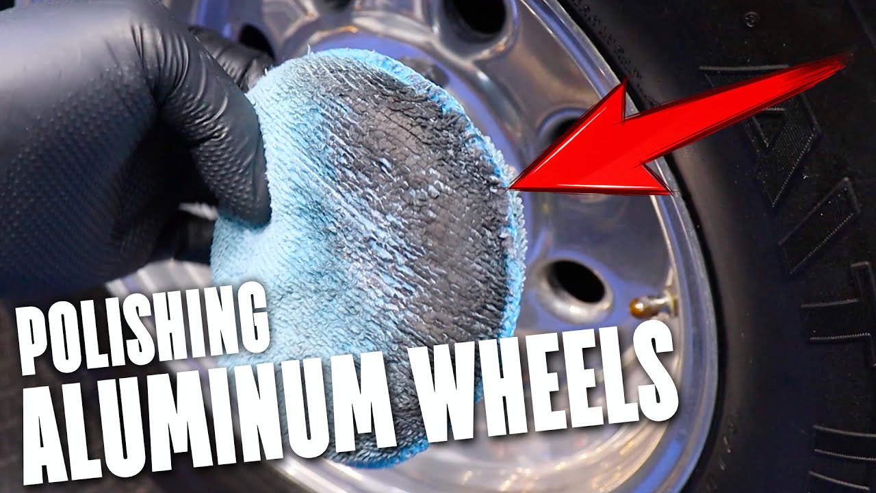 Polishing Bare Aluminum Wheels #detailingtips #detailing - YouTube