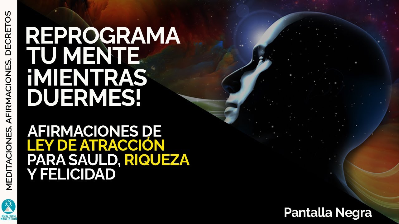 ¡Afirmaciones de RIQUEZA, SALUD Y FELICIDAD MIENTRAS DUERMES! Soy ...