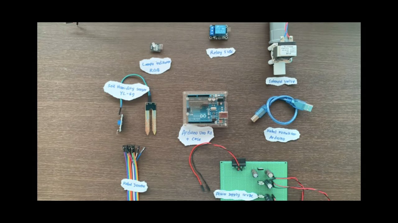 Penyiram Tanaman Otomatis Menggunakan Humidity/Soil Moisture Sensor ...