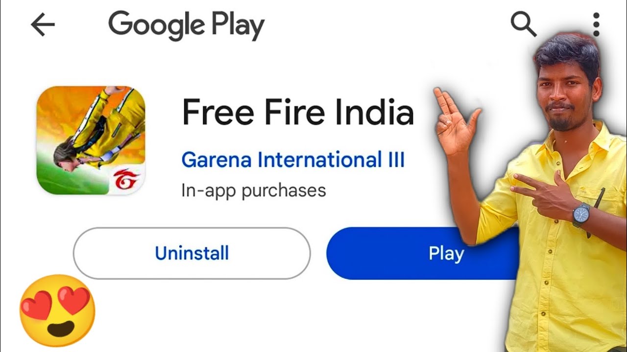 FREEFIRE INDIA PRE REGISTER PLAY STORE 😍 FREEFIRE BACK INDIA🇮🇳 - YouTube