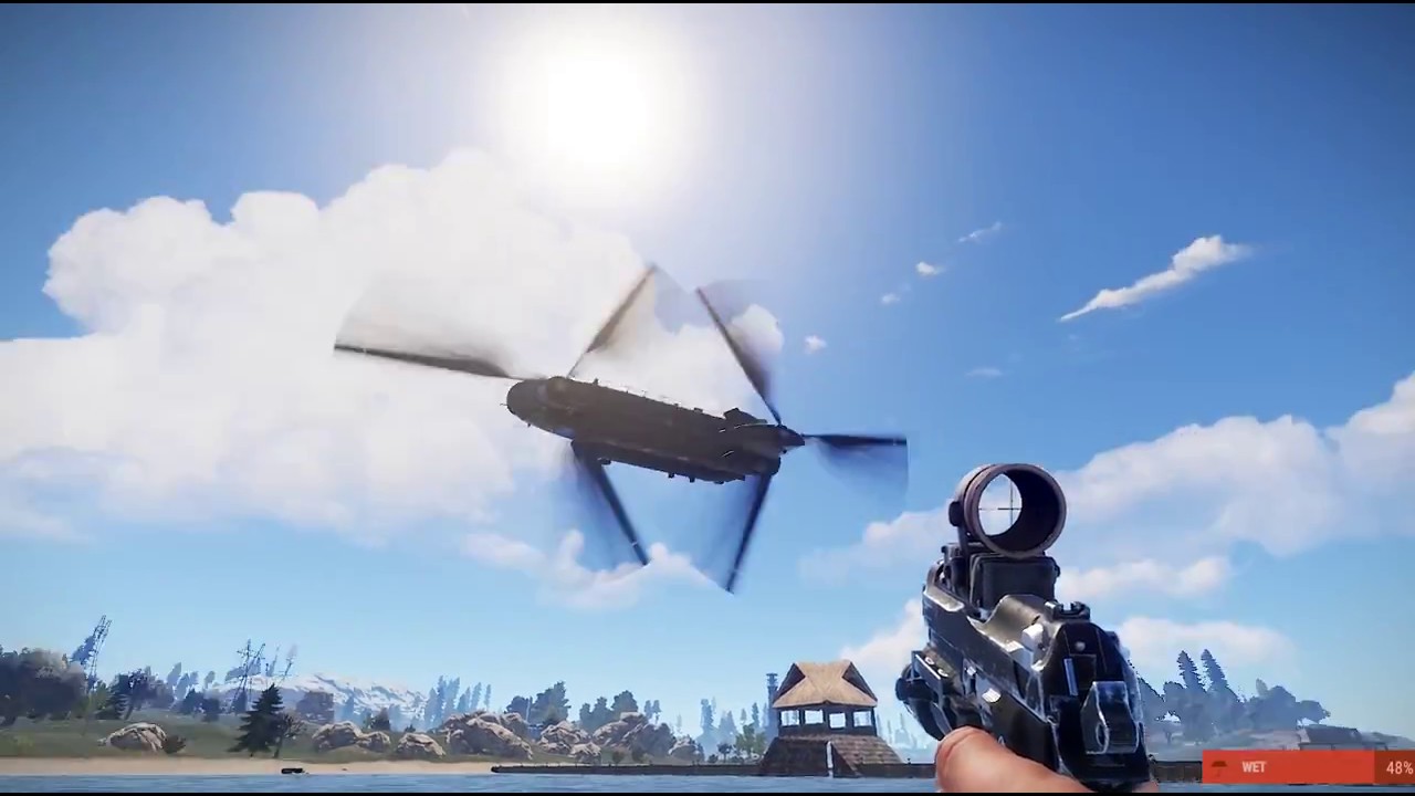 RUST-DAYS | Test flight on a chinook helicopter - YouTube