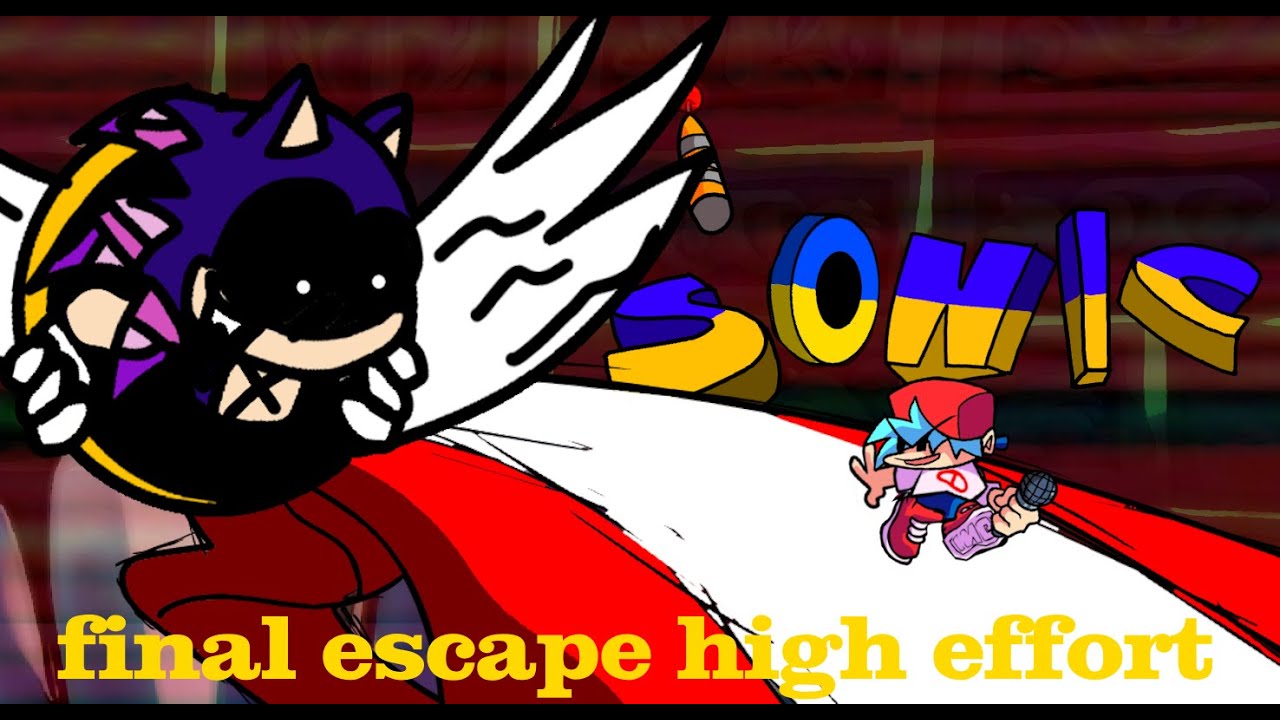 Final Escape High Effort | FNF VS Sonic.exe - YouTube