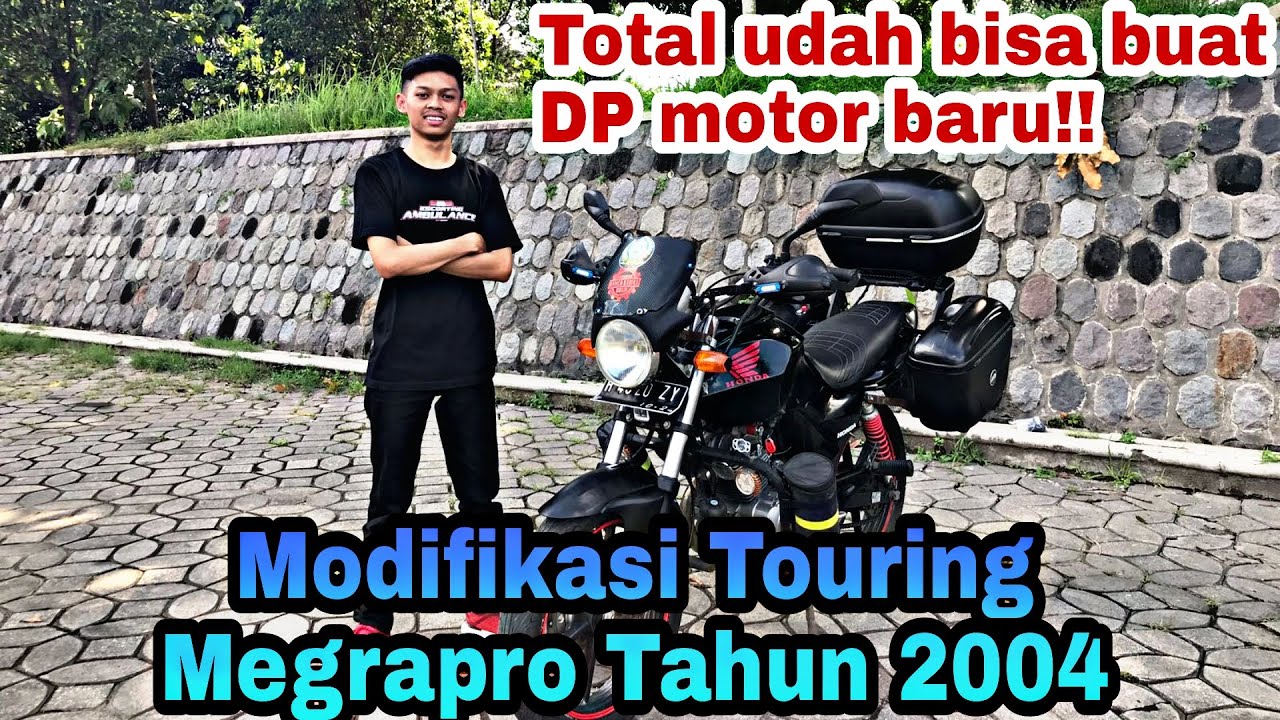Modifikasi Touring Megapro tahun 2004 || Review motor touring - YouTube