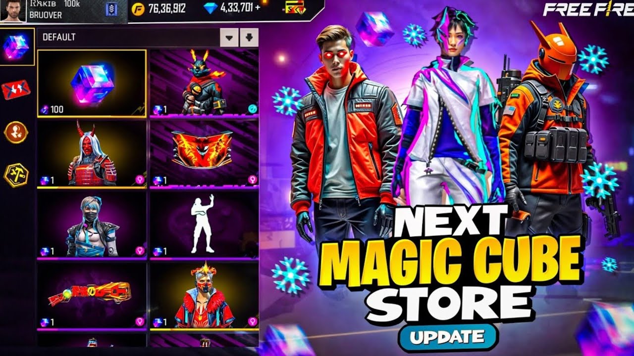 Next Magic Cube Store 100%💥Update __ Free Fire Magic Cube Store Update __ Today Free Fire New ...