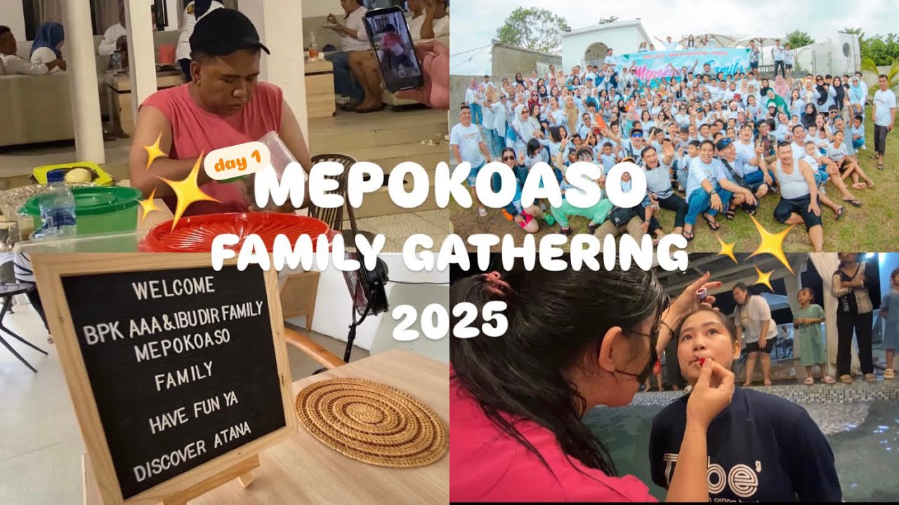 (day 1) | mepokoaso family gathering 2025 @ discover atana ⭐️🫧🤣 - YouTube