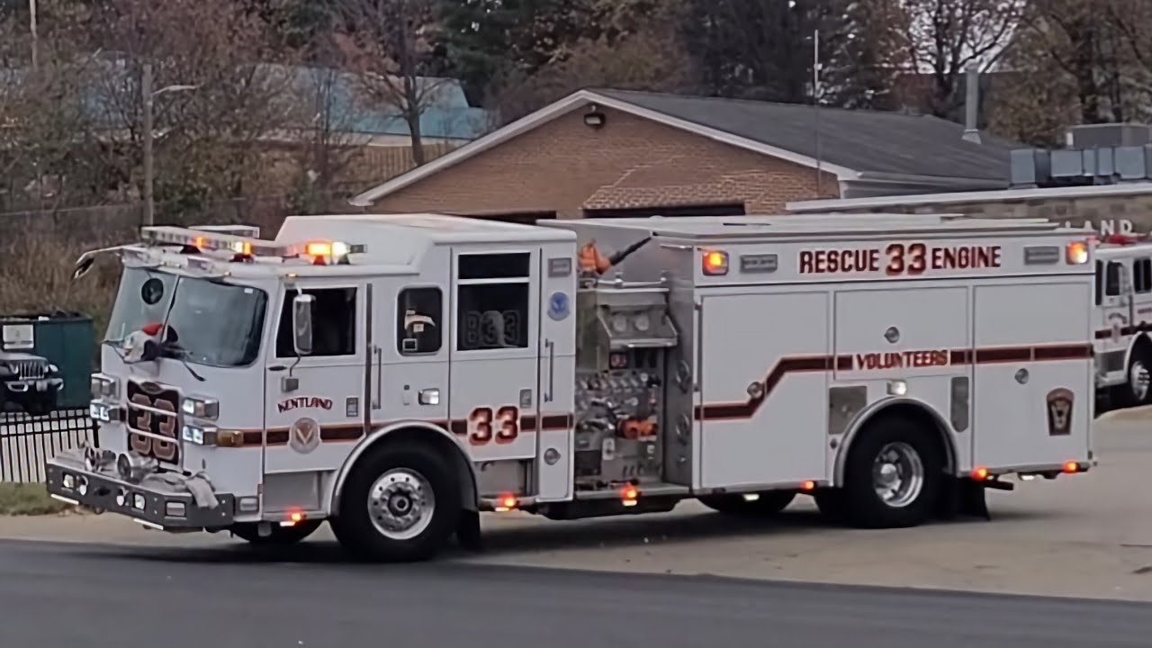Kentland Fire Department Rescue Engine 833 & *BRAND NEW* Volunteer ...
