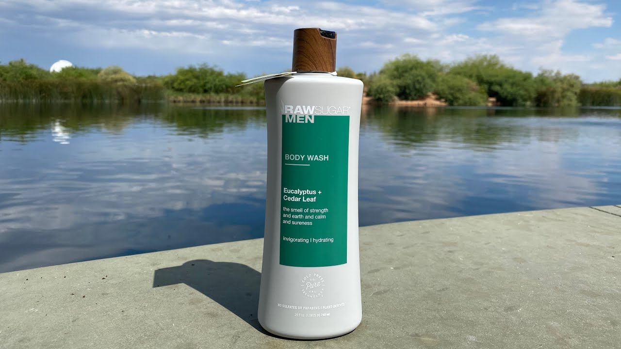 Raw sugar men ,eucalyptus + cedar leaf body wash review - YouTube