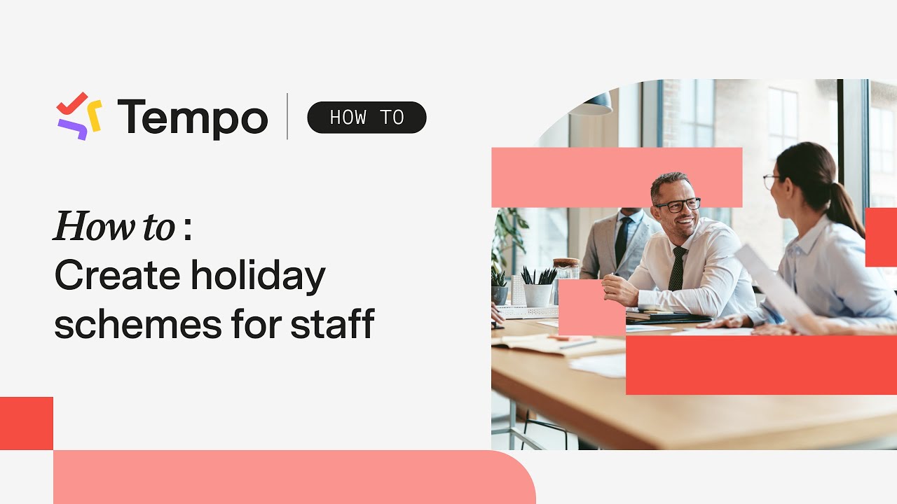 How to create holiday schemes for staff - YouTube