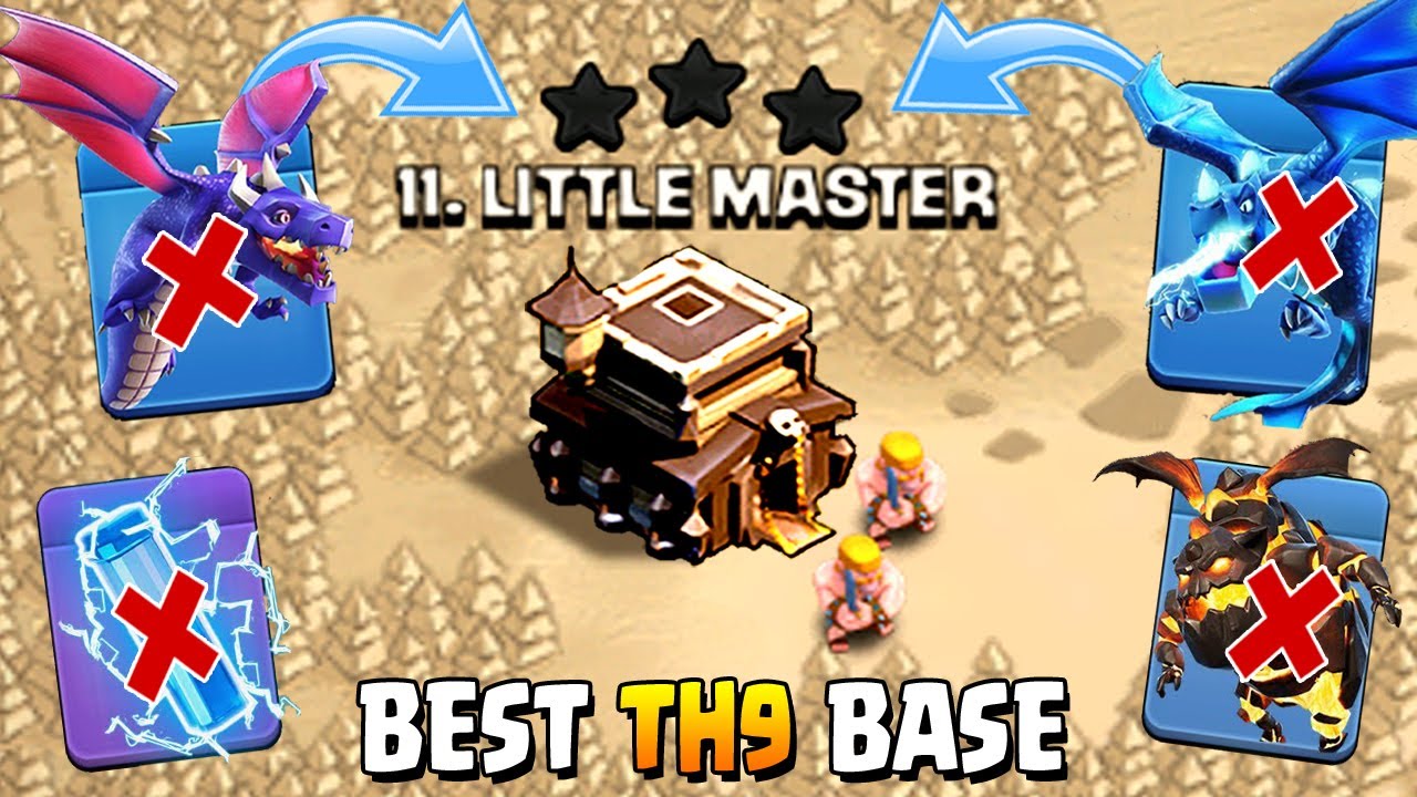 New th9 war base 2021 copy link | Town hall 9 war base terkuat 2021 ...