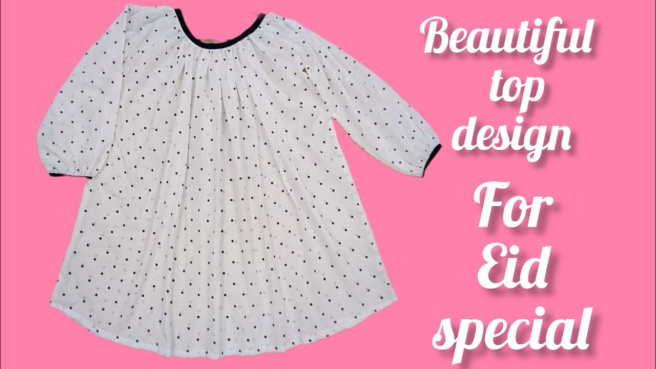 Unique and comfortable summer girl frock design cutting and stitching ...