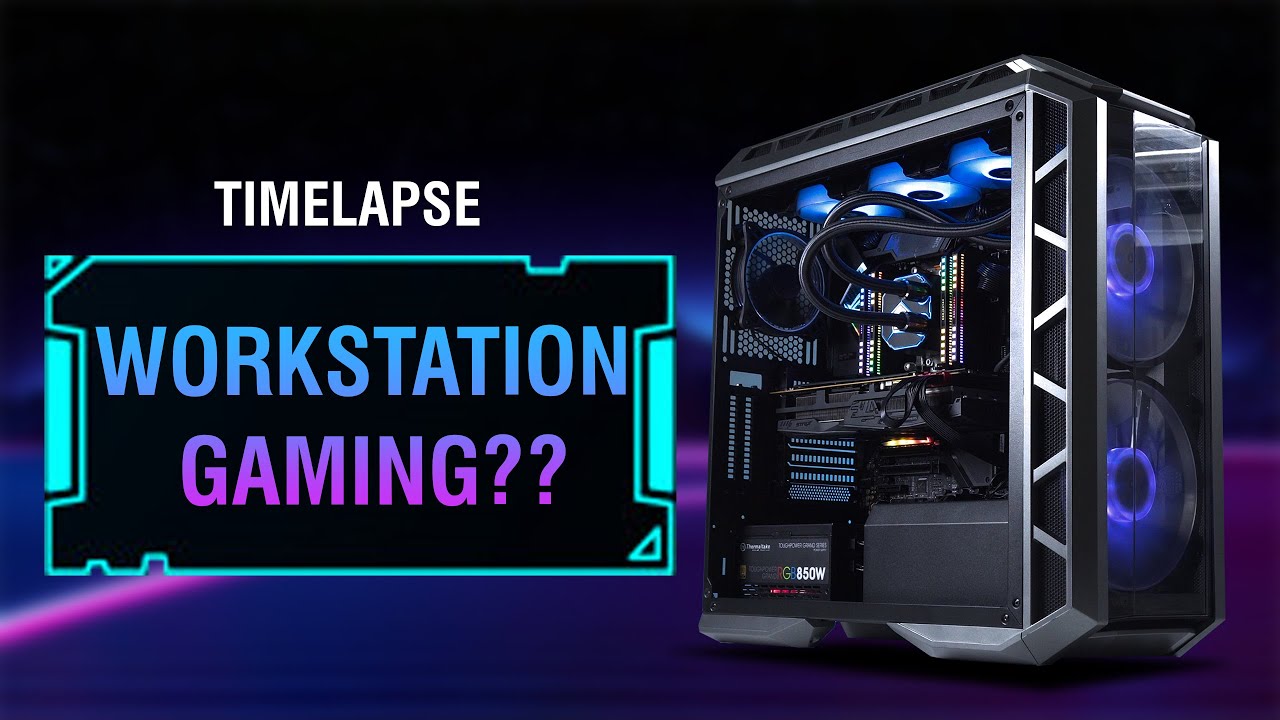 TIMELAPSE BUILD PC | 3970X | RX5700XT | 32GB - Khi Workstation và ...