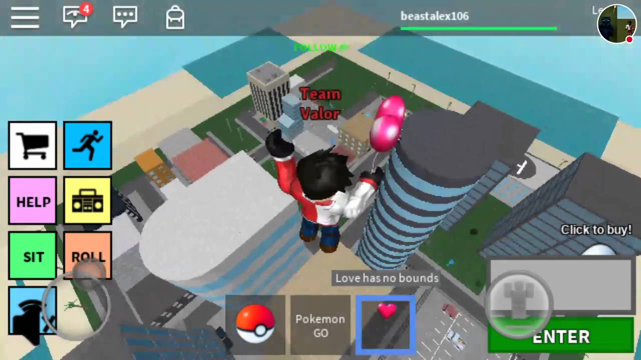 Ep 4 pokemon go in ROBLOX - YouTube