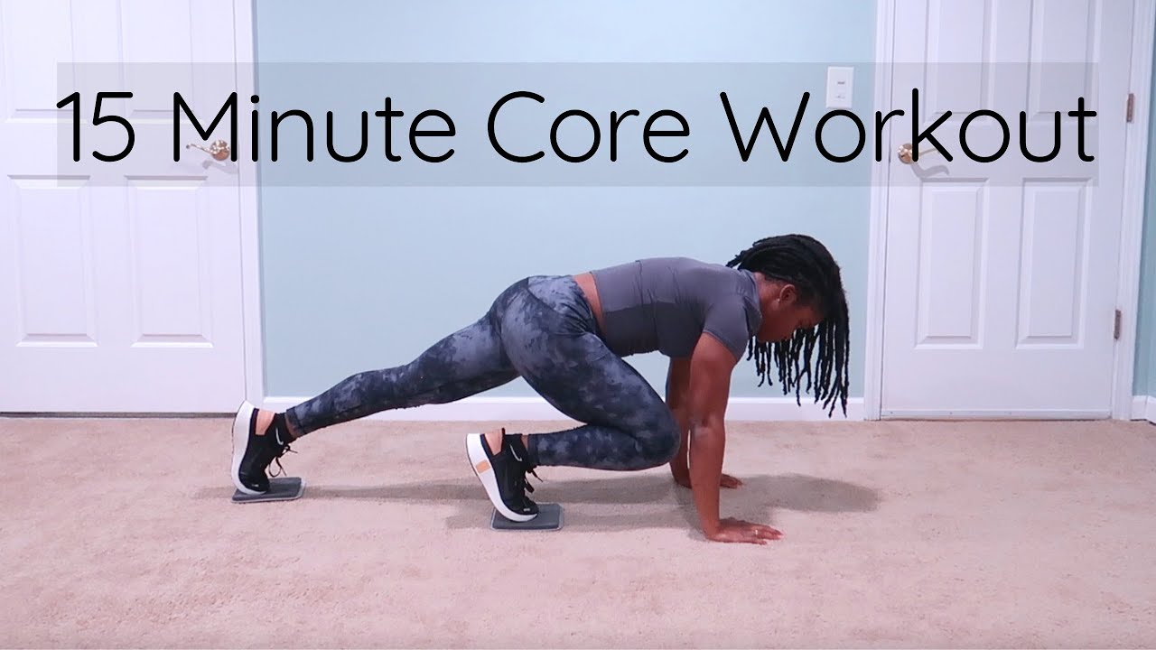 15 Minute Core Workout| Using Furniture Movers - YouTube