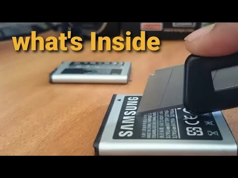 Samsung battery opening lithium ion battery opening - YouTube