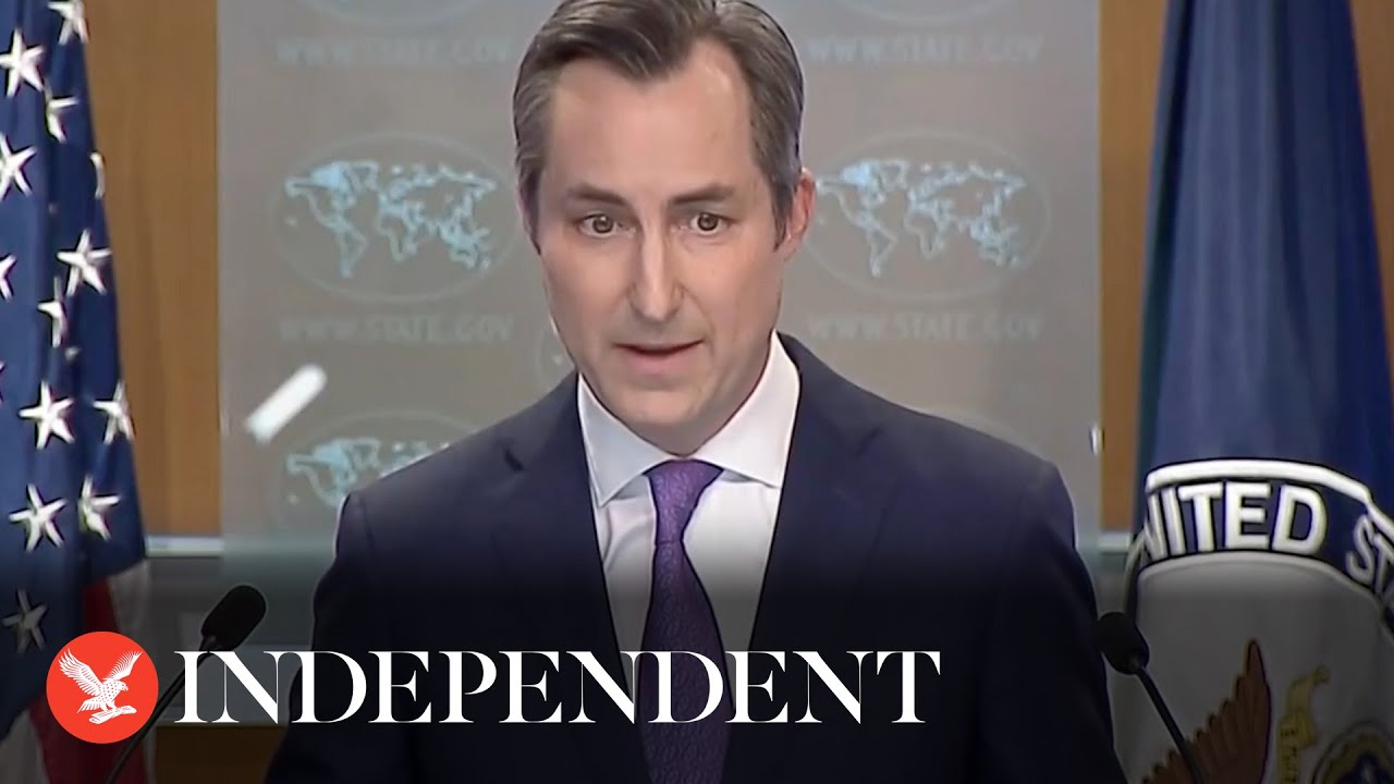 Watch again: Matthew Miller holds State Department briefing - YouTube