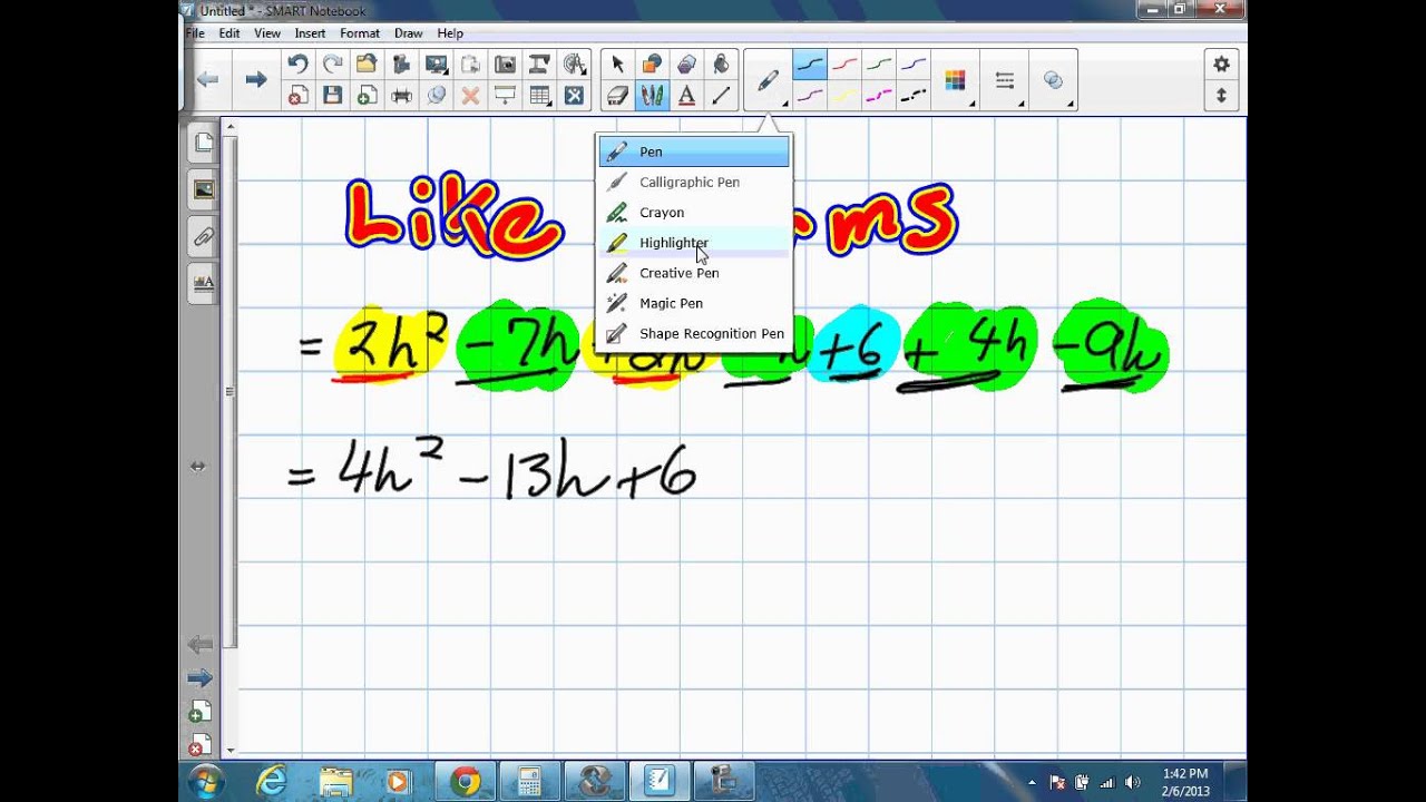 Like Terms Grade 11 Mixed Pre Req Skills 2 6 13 YouTube like-terms-grade-11-mixed-pre-req-skills-2-6-13-youtube