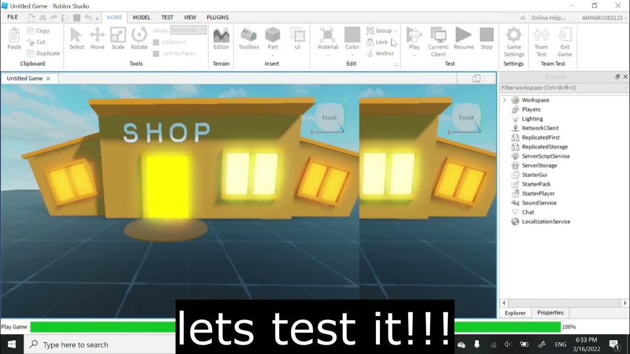 How to Make Simulator Shop in Roblox Studio - YouTube