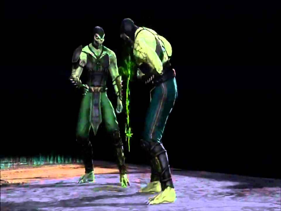 Mortal Kombat - Reptile Fatality "Ácido no Estômago" - YouTube