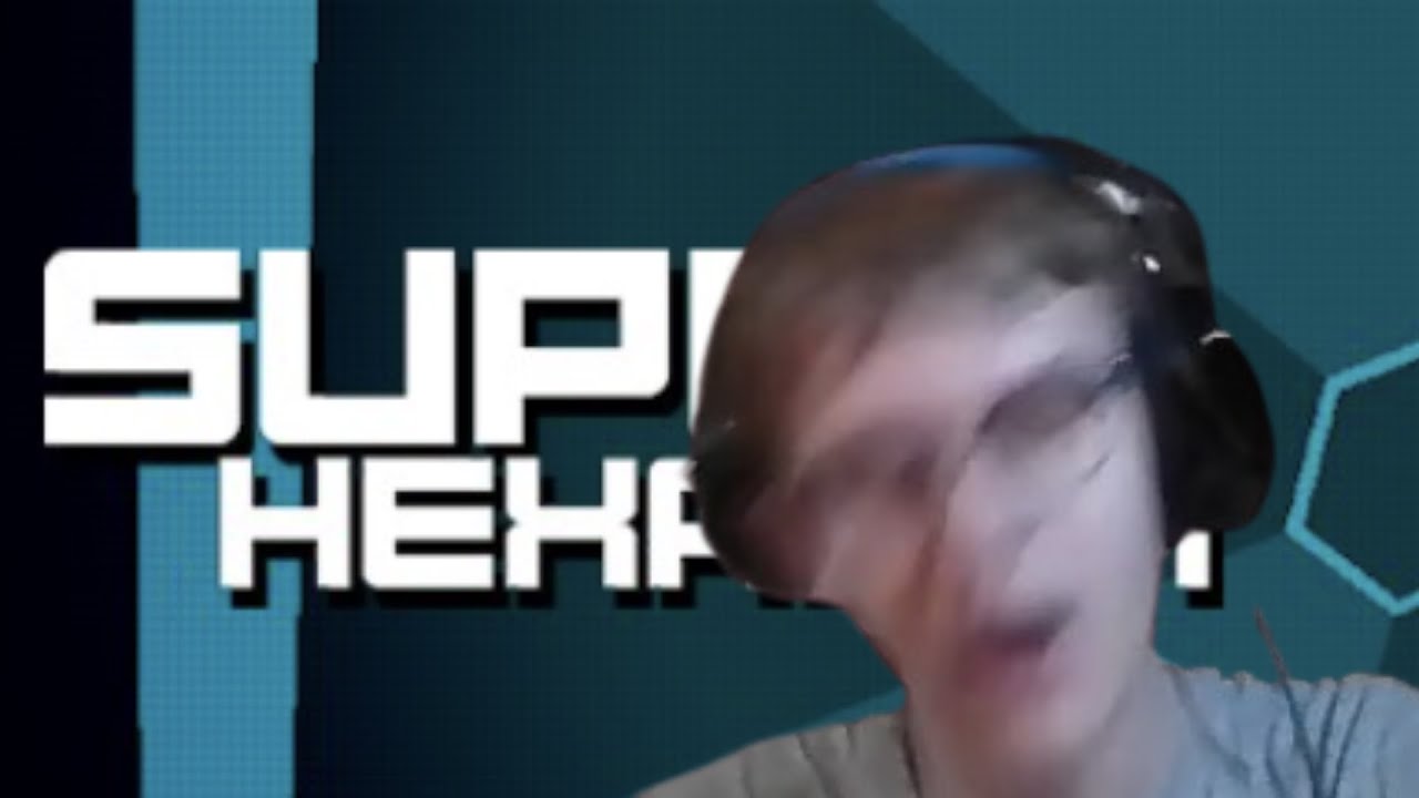The Video Ends If I Beat 1 Level In This Game | Super Hexagon - YouTube