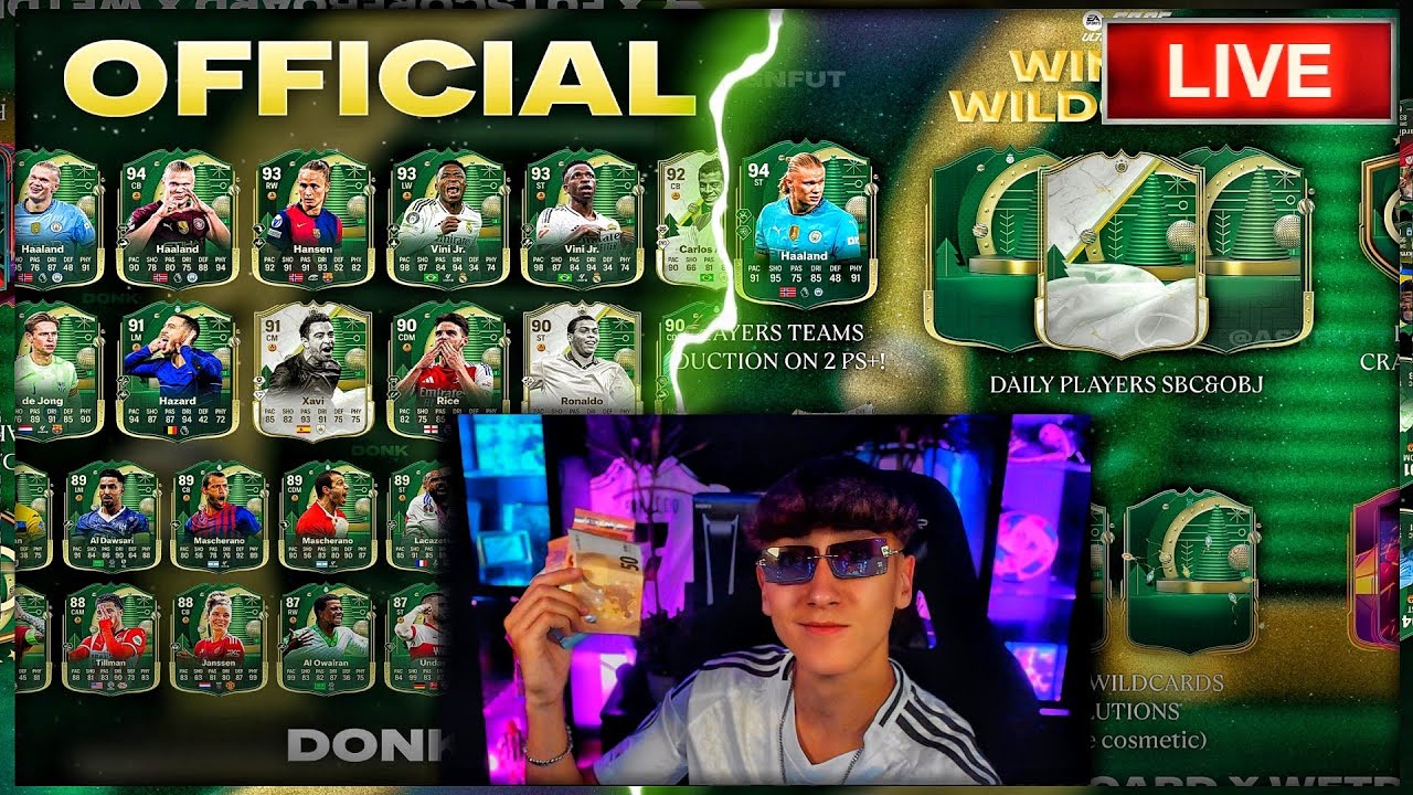 EAFC 25 LIVE: ICON PACKS!! & WINTER WILDCARD EVENT TEAM 3! 🚨😱 - YouTube