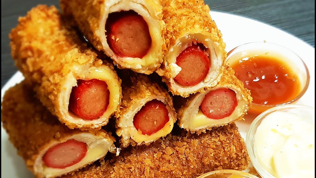 Hotdog Rolls with Cheese - YouTube