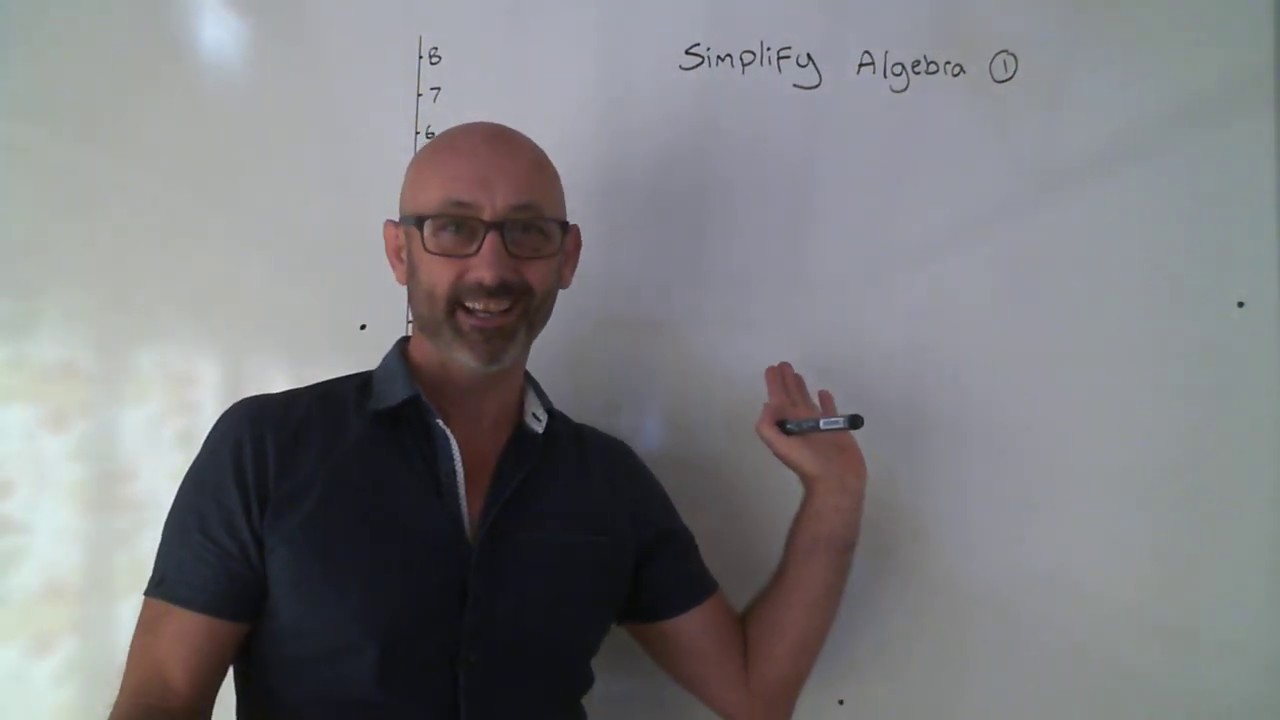 Simplifying Algebra- Lesson 1 - YouTube