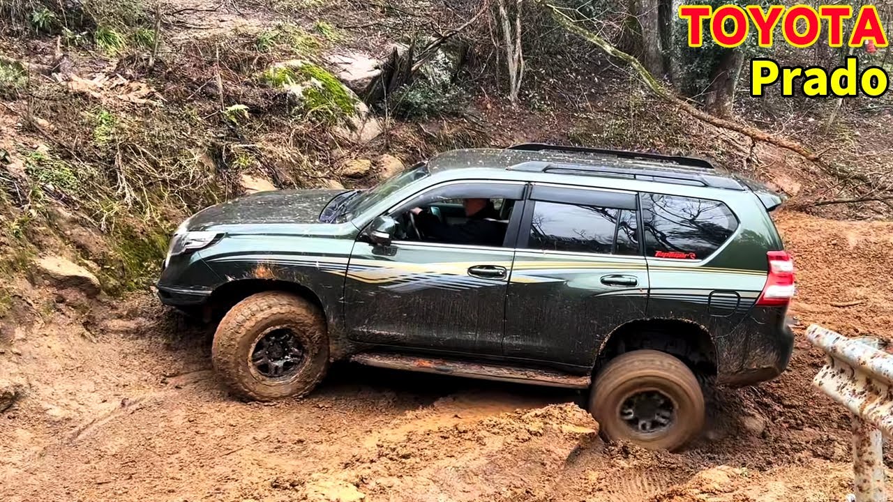 TOYOTA可以帶你到世界任何地方！ 豐田普拉多泥地越野挑戰，居然被困在小土坡了！#Toyota#越野#prado - YouTube