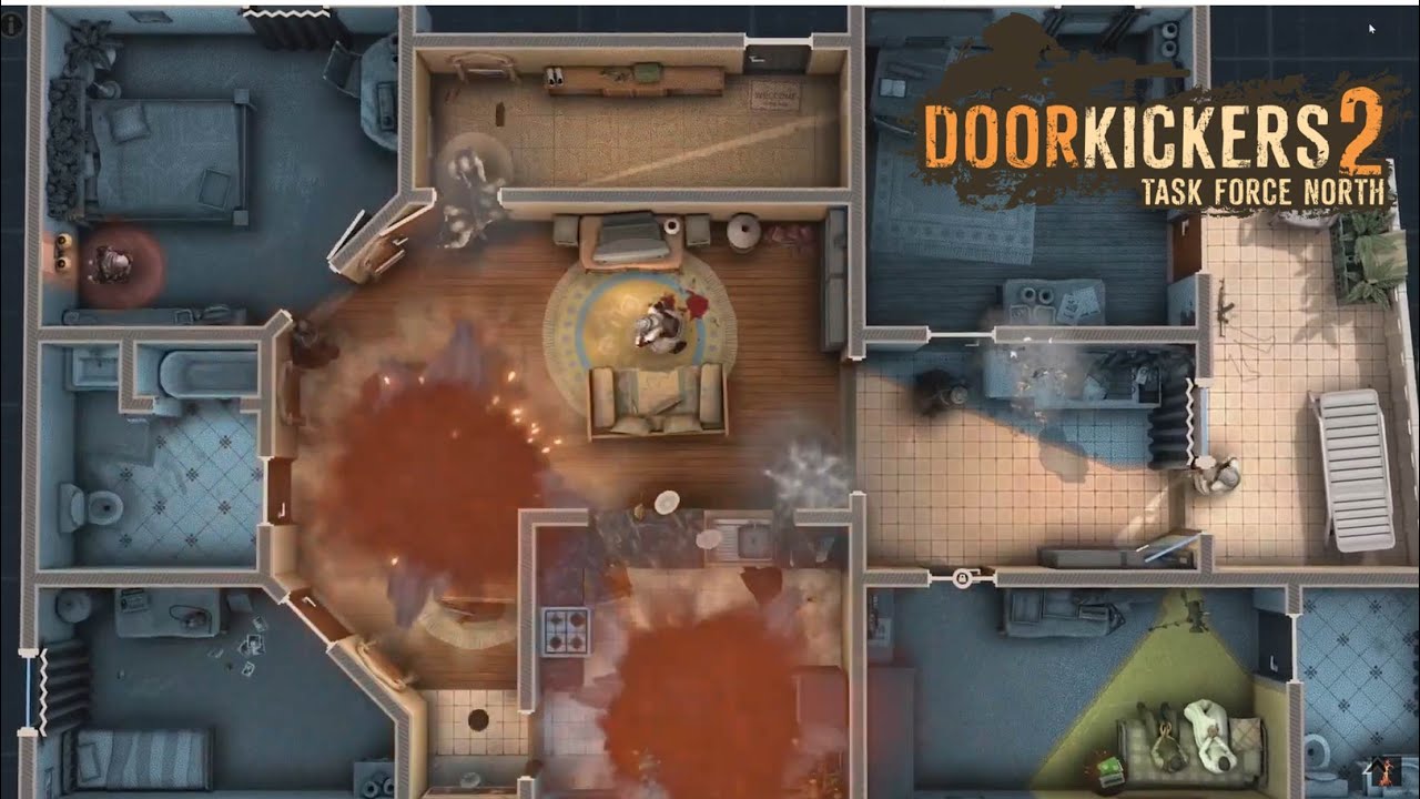 Dynamic Breach Into an Apartment Full of Hostages l Door Kickers 2 CQC ...