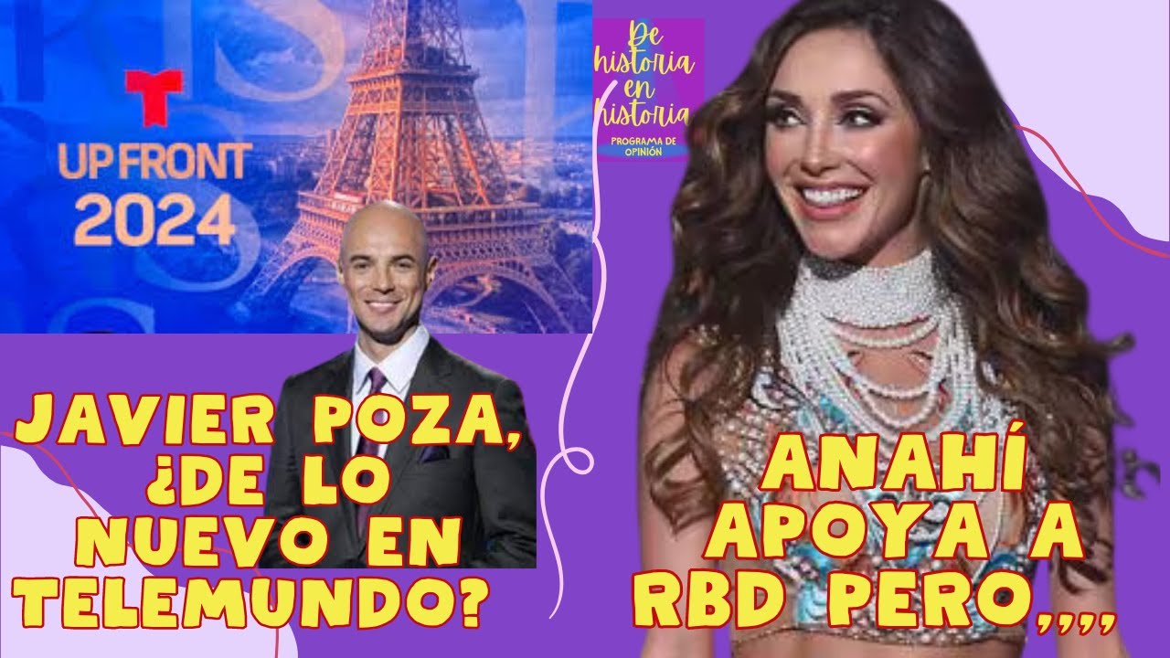 Anahí defiende al amigo y lo nuevo de Telemundo - YouTube