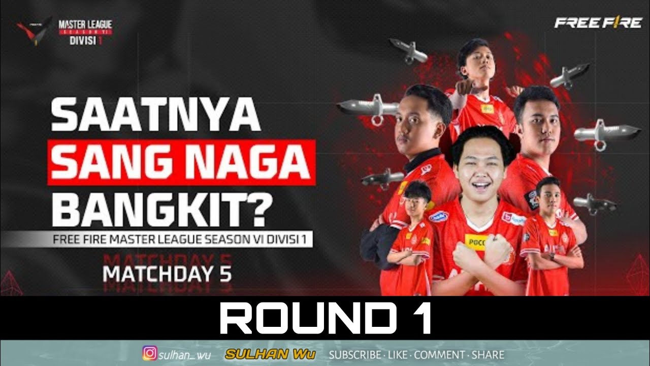 [2022] Free Fire Master League Season VI Divisi 1 | FULL HIGHLIGHTS | Round 1 MATCHDAY 5 - YouTube