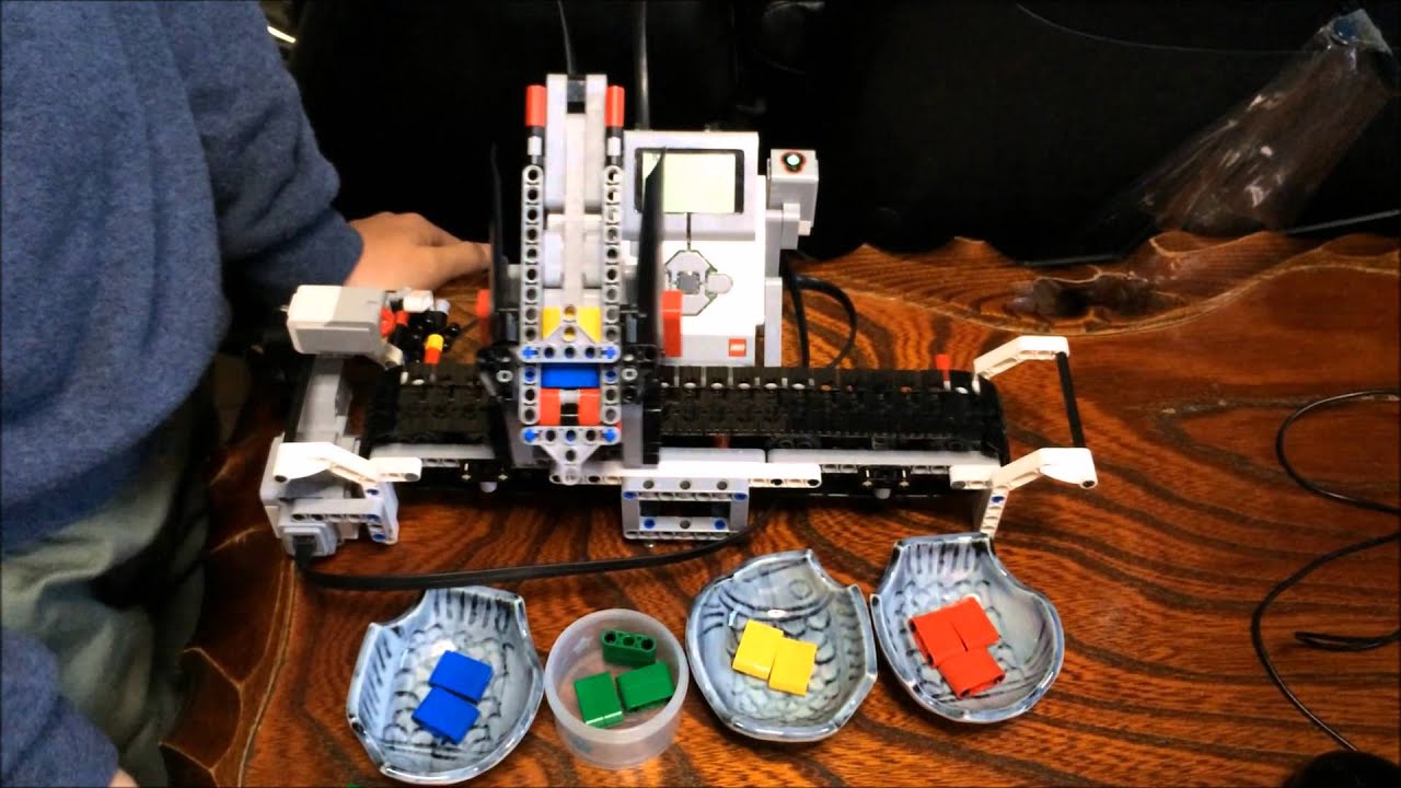 カラーソーターを完成させました LEGO Mindstorms EV3 Completion of color sorter. - YouTube