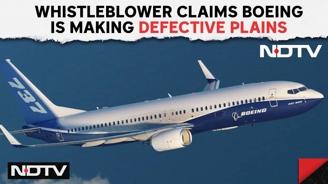 Boeing Whistleblower Claims Boeing Putting Lives At Risk; Company Says ...