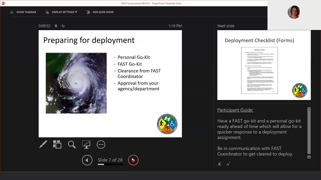 NC FAST Sustainment Training Aug 2019 - YouTube