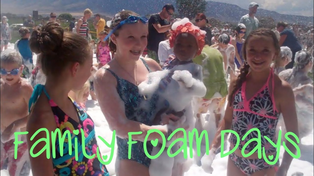 Family Foam Days Vlog | Fun Summer Activities - YouTube
