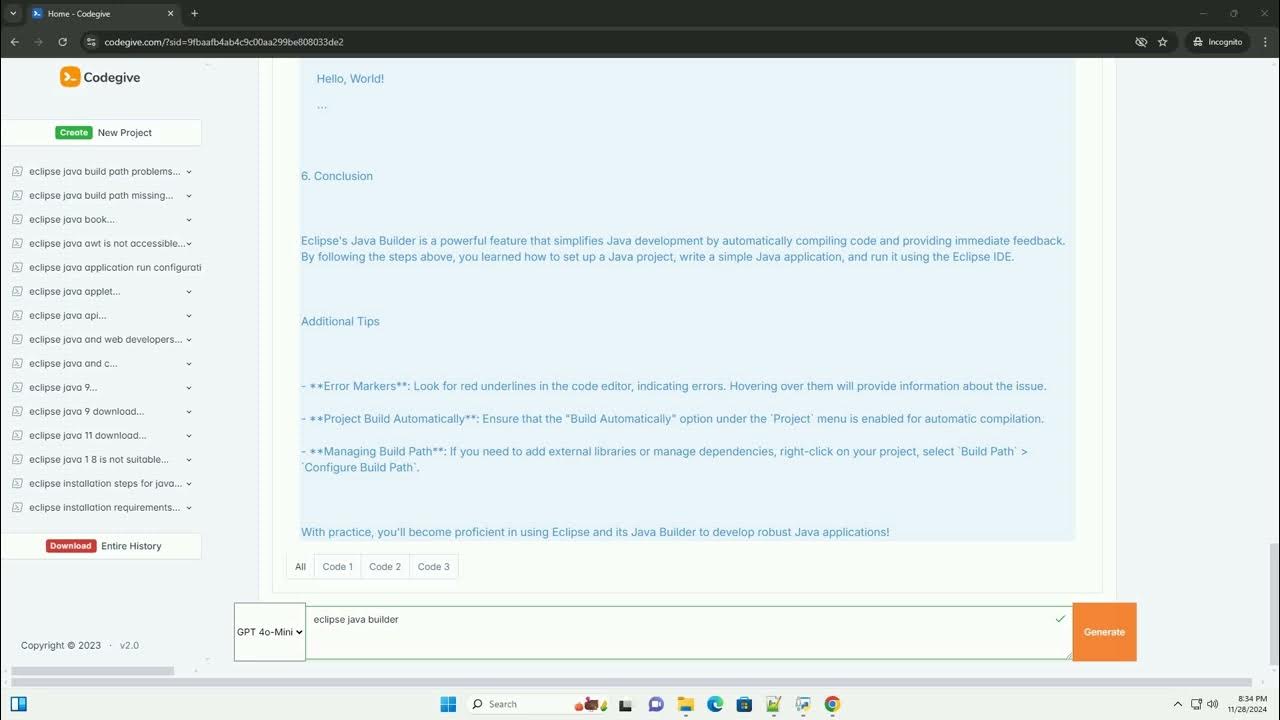 eclipse java builder - YouTube