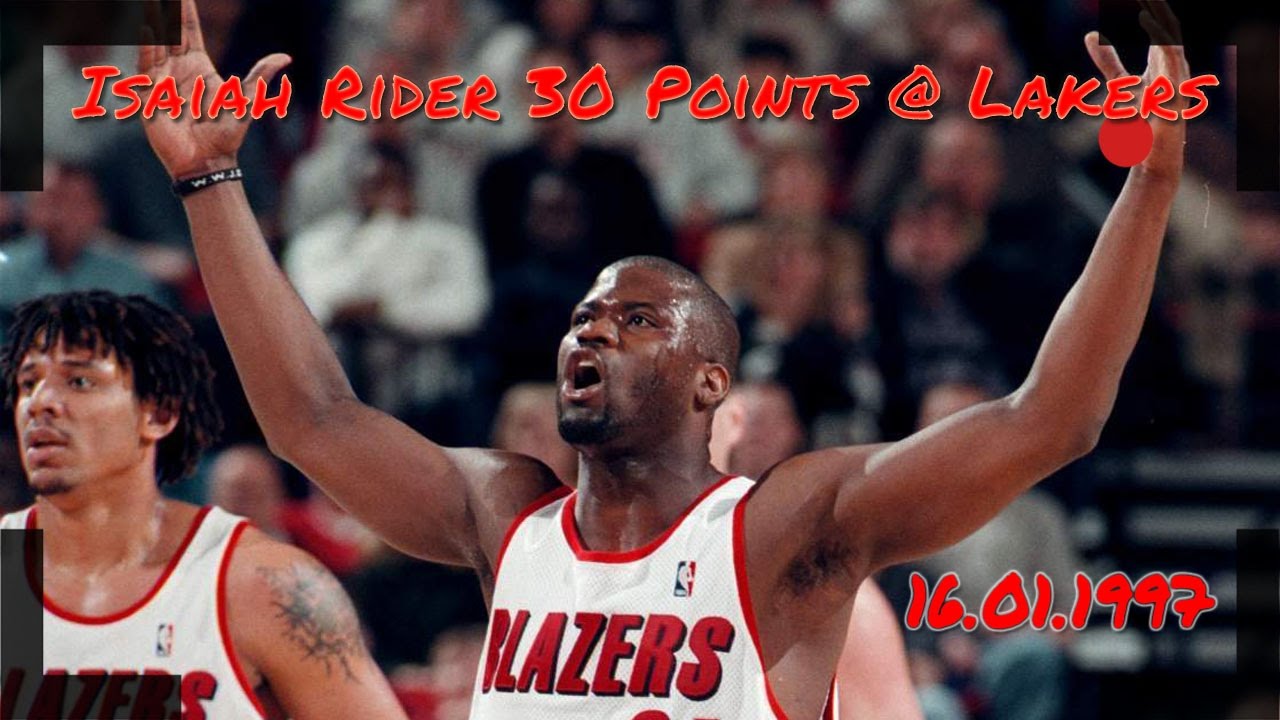 Isaiah Rider 30 Points @ Lakers (16.01.1997) - YouTube