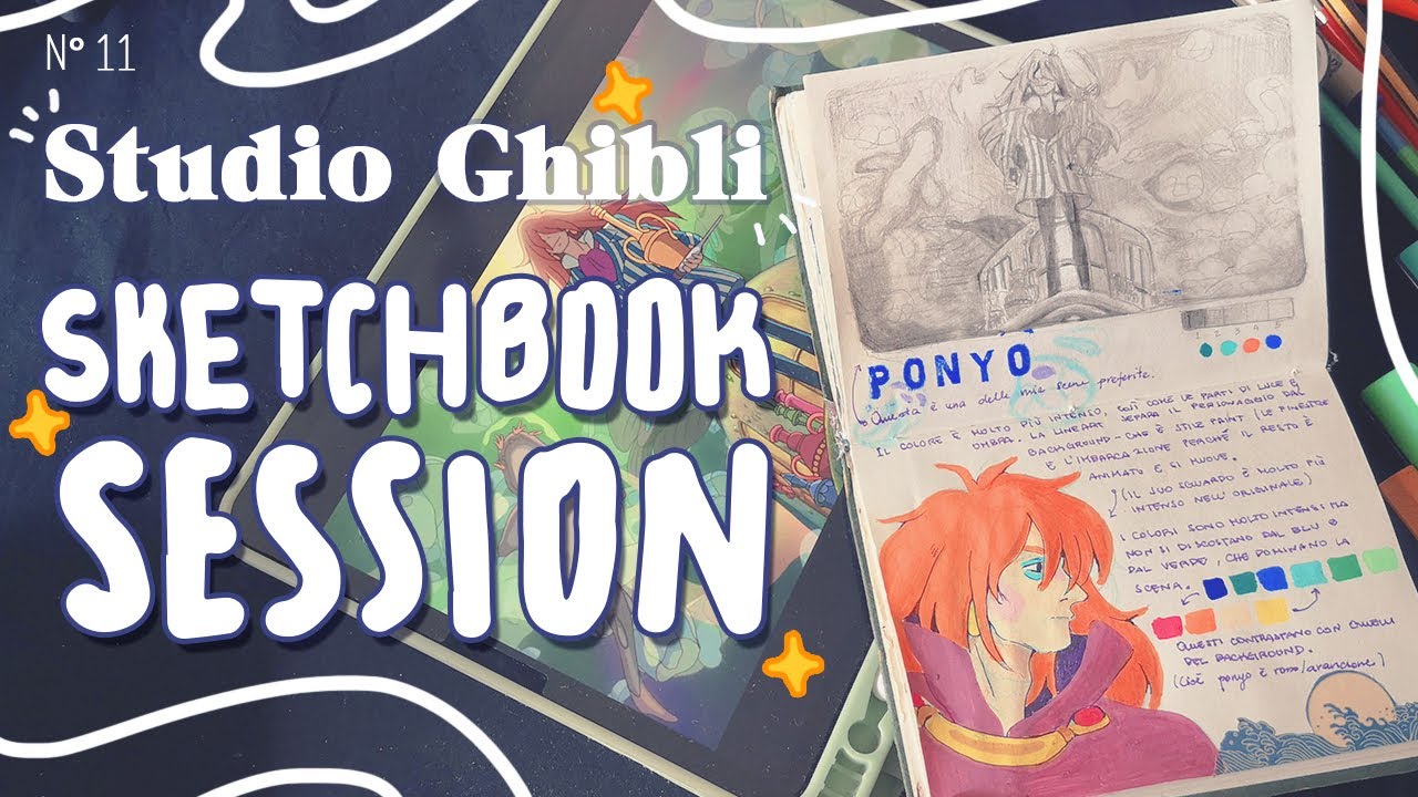 🐠 STUDIO GHIBLI ART STUDY | Ponyo 🐠 - YouTube