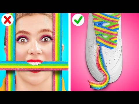 YENİ 123 GO! Şekerlemeler Hapishaneye Nasıl Sokulur! Yiyecekleri Zekice Her Yere Sokma Fikirleri