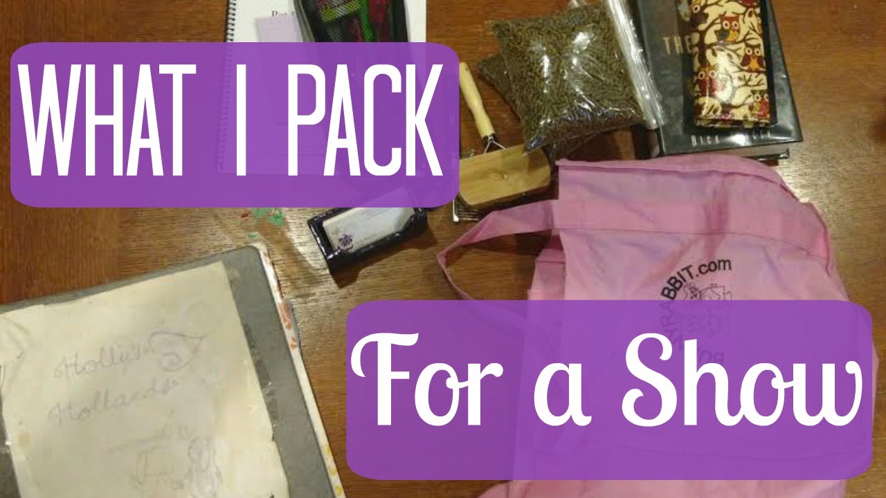 Showing Rabbits 101 Pt. 3 | What I Pack for a Rabbit Show - YouTube