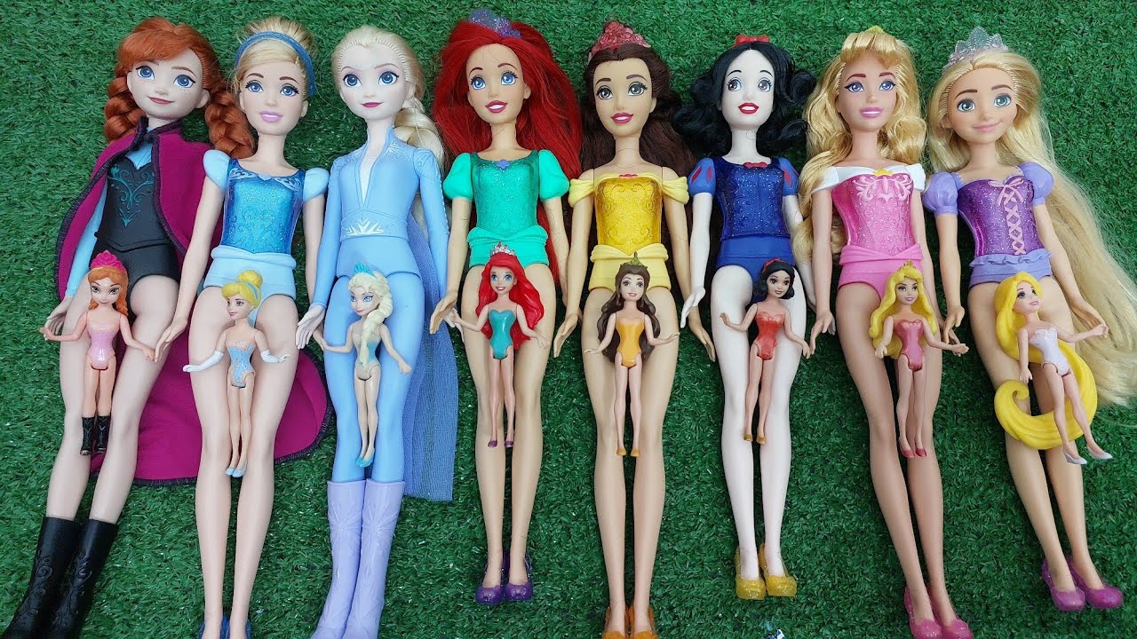 99 Minutes Disney princesses Collection ASMR Satisfying Unboxing ...