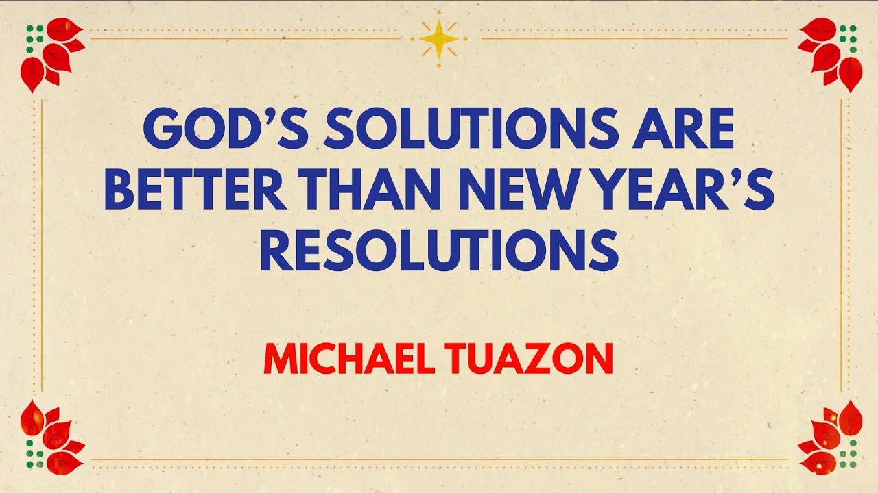 Open Door Live | Michael Tuazon - God's Solutions are better than New ...