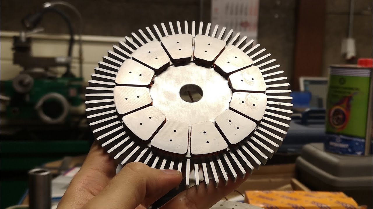 Axial Flux Motor (design and manufacturing story) - YouTube