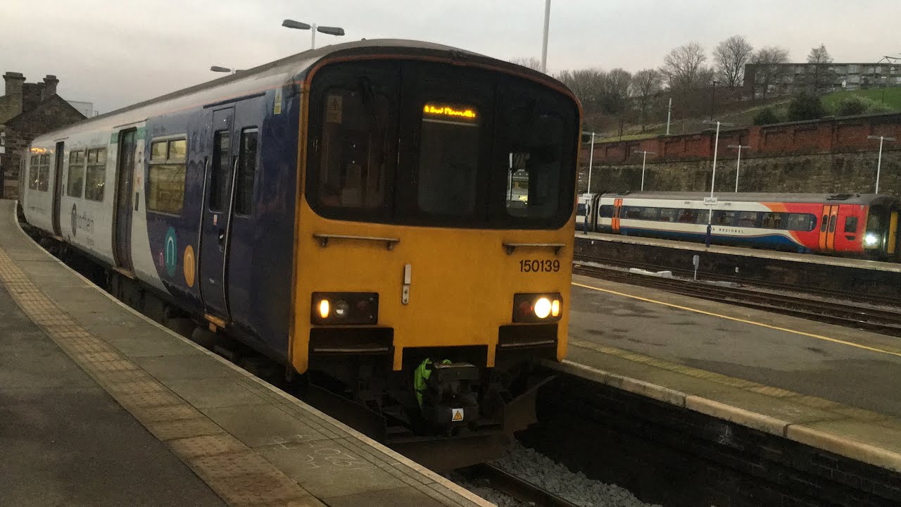 Northern Rail 150139 departs Sheffield with a Sheffield to Manchester ...