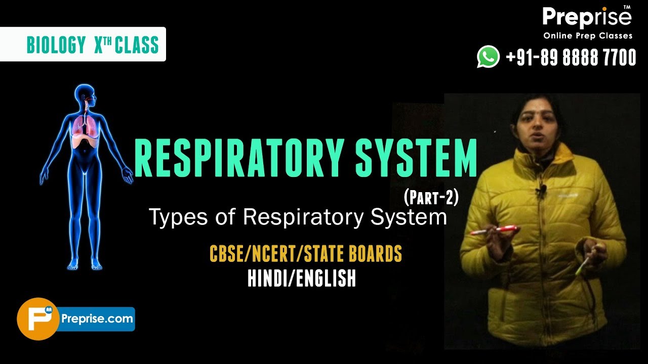Biology | Respiratory System Part-2 | Types Of Respiration |Class 10 ...