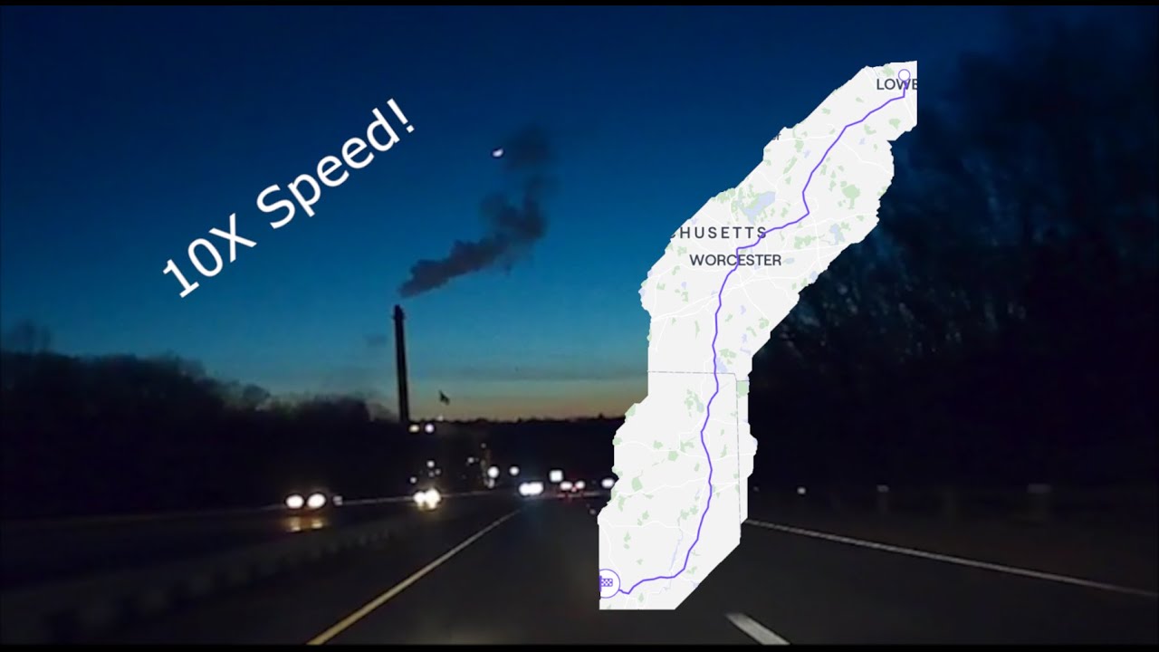 2 Hour Drive with Calm Music (10x Speed!) - YouTube