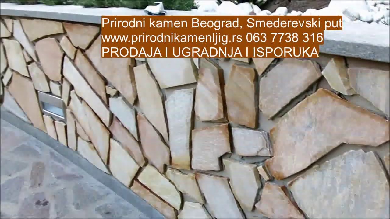 Postavljanje prirodnog kamena na zid - YouTube