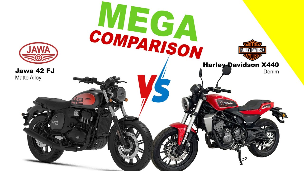 Jawa 42 FJ vs Harley Davidson X440 | MEGA COMPARISON @bikeinfo-199 # ...