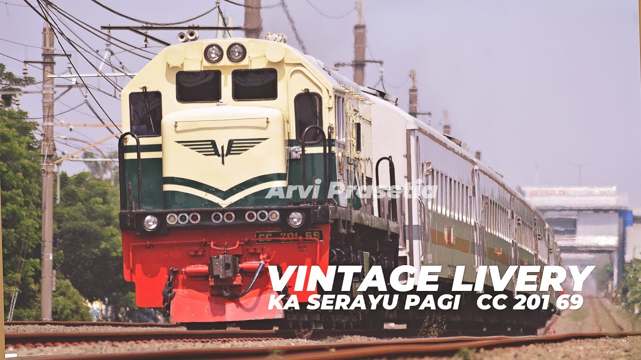 Hunting Foto Lokomotif Vintage CC 201 69 - [ CC 201 83 31 ] KA Serayu ...