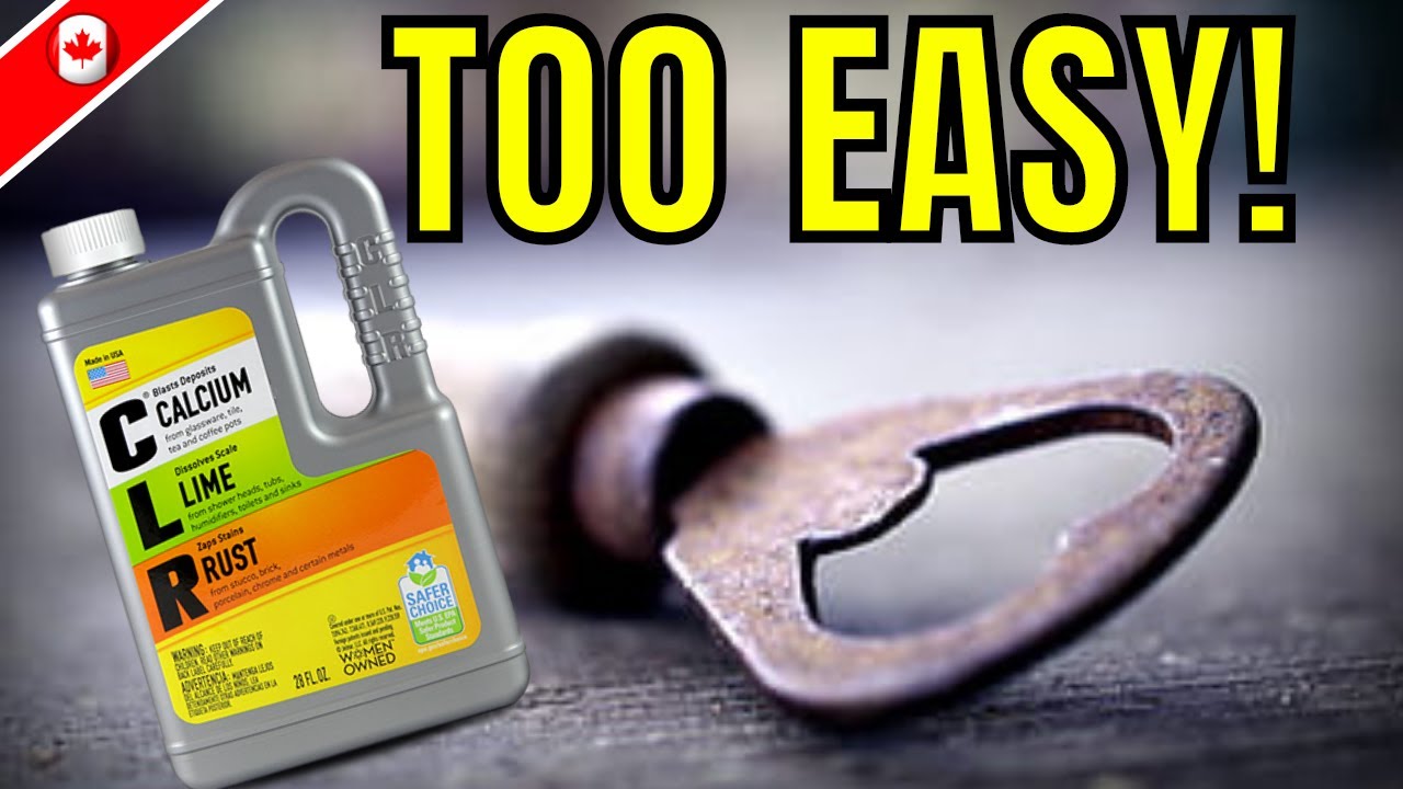 How To Remove Rust With CLR | CLR Rust Removal - YouTube